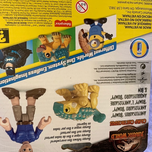 Fisher-Price | Toys | Jurassic World Imaginext Camp Cretaceous Bumpy ...